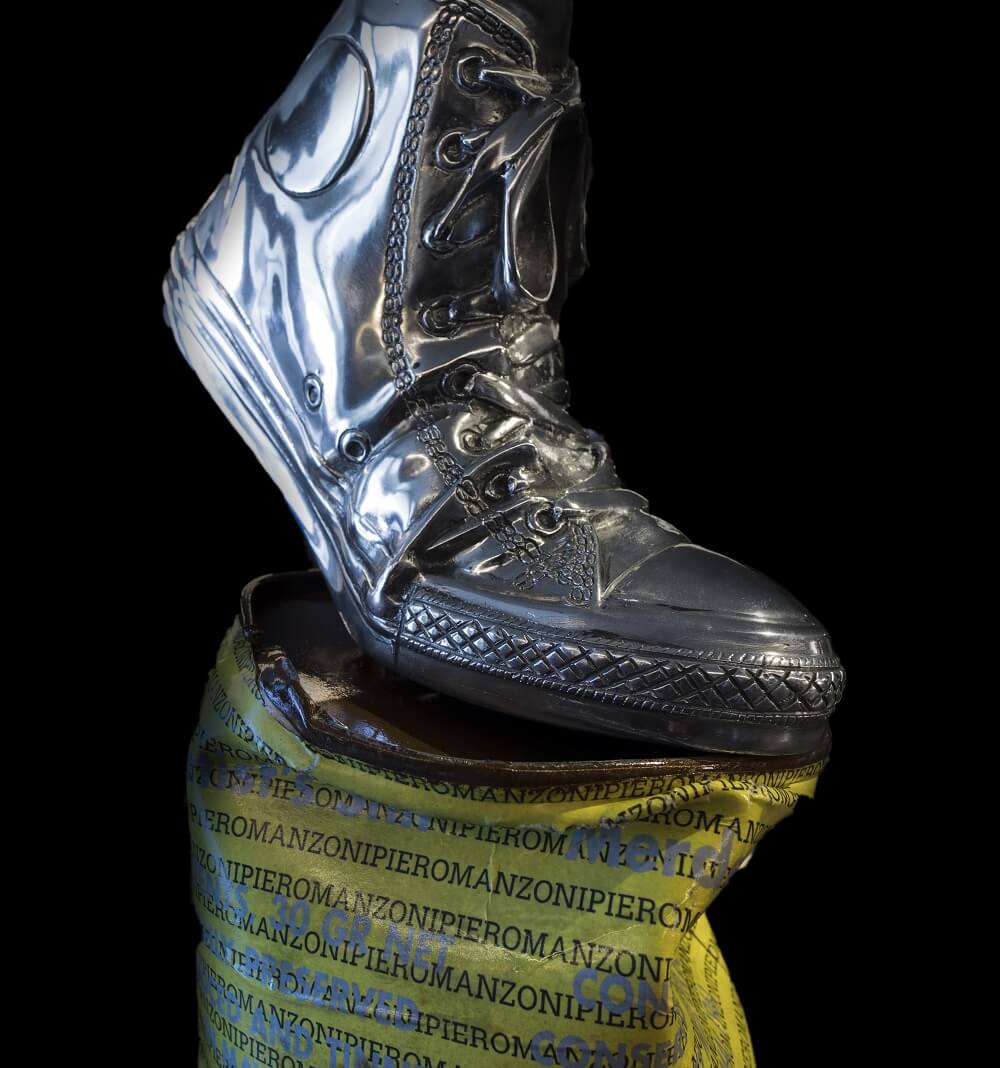 Compressed Manzoni - Chrome and Yellow Jar (small) - Angelo Accardi ...