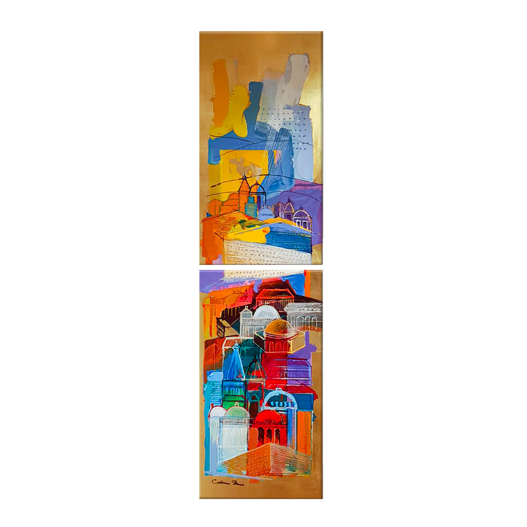 Jerusalem Gold – Diptych – Calman Shemi