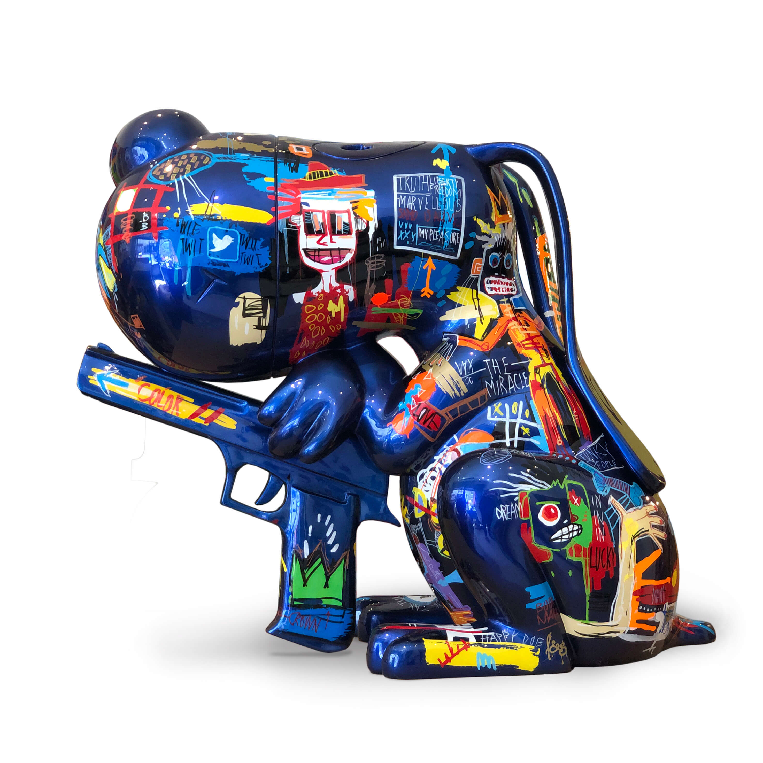 Pitchou Cute - Deep Blue Face - F&G - EDEN Gallery