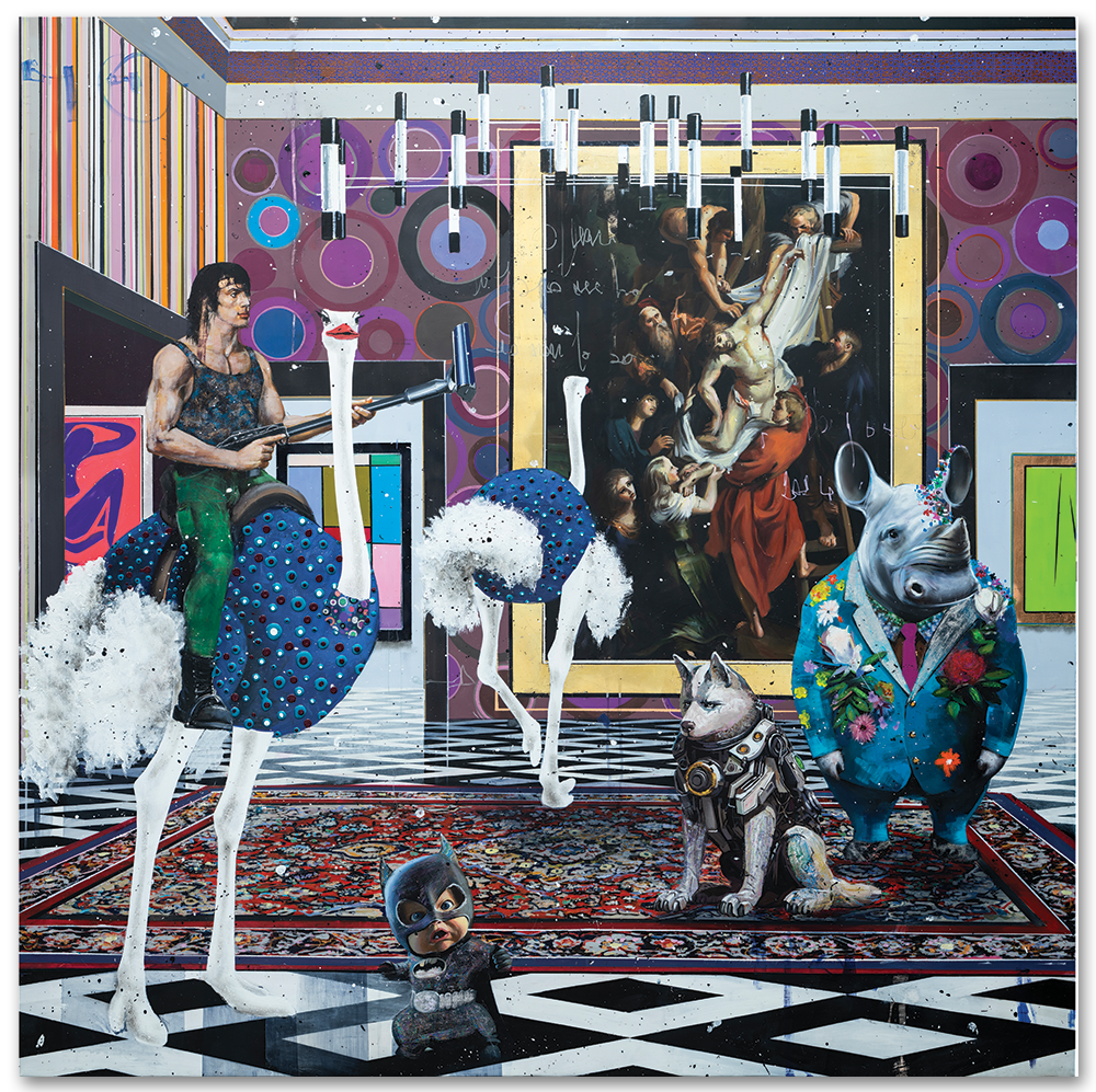 Rambo Is Cleaning - Angelo Accardi - Eden House of Art