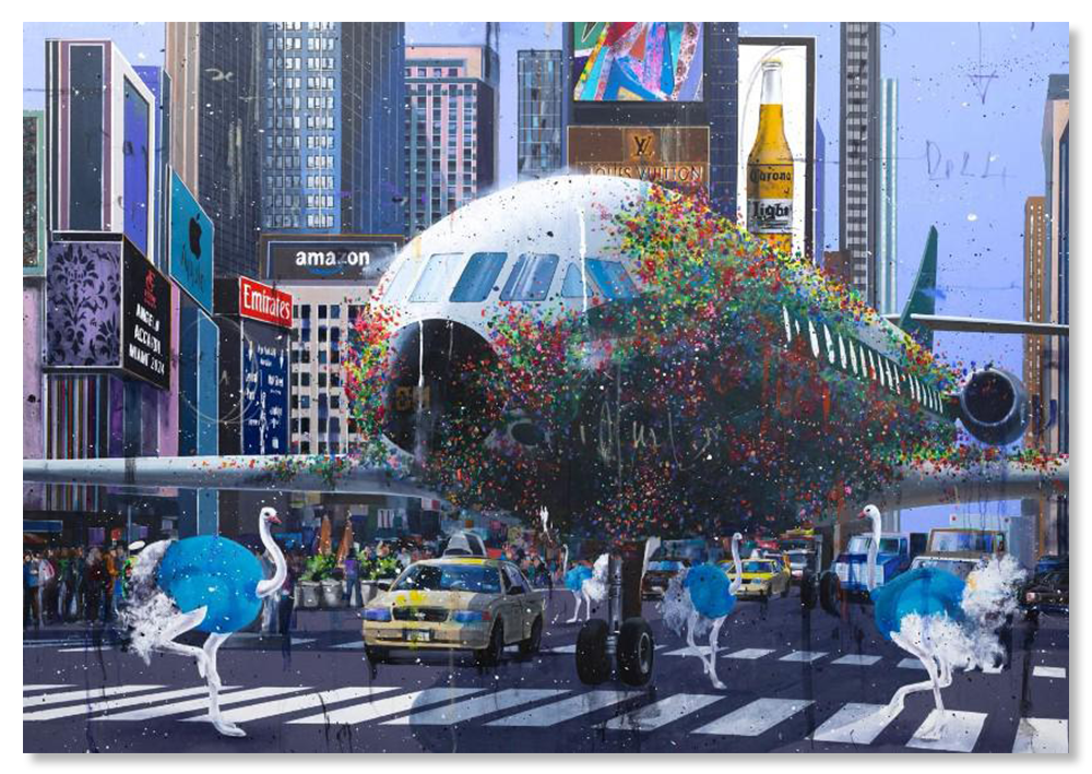 Flowery Plane - Angelo Accardi - EDEN Gallery