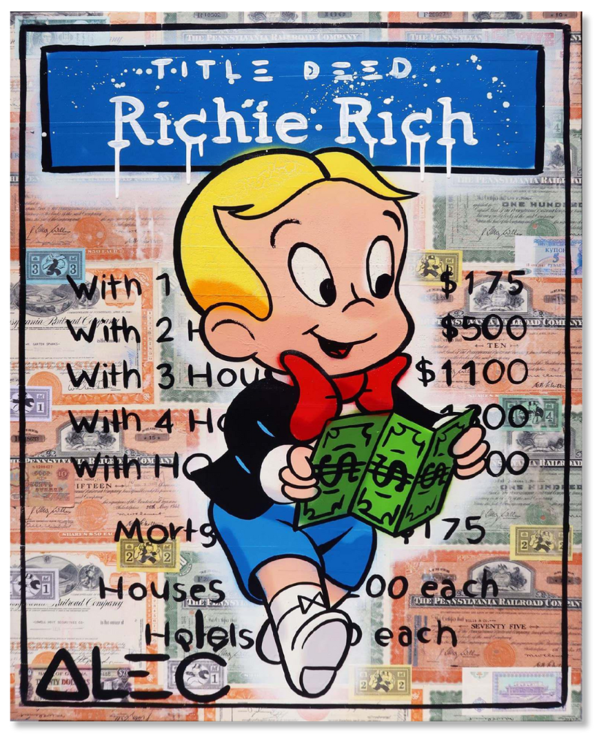Richie Reading $ Pamphlet Richie Rich Title Deed - Alec Monopoly - Eden ...