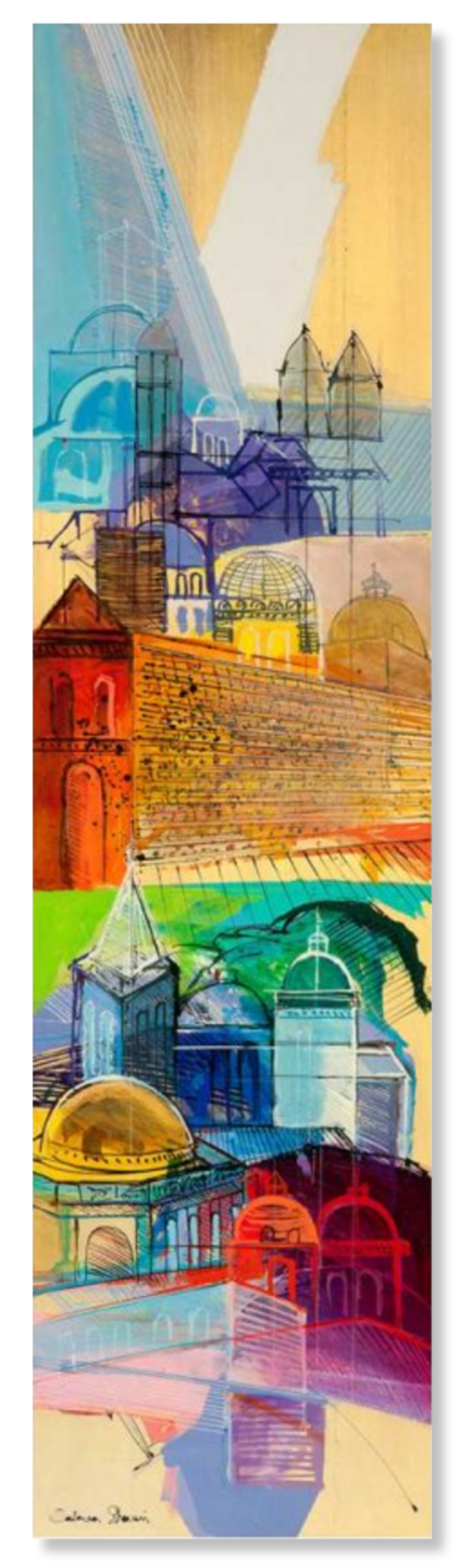 Jerusalem Through My Window - Calman Shemi - Eden House of Art